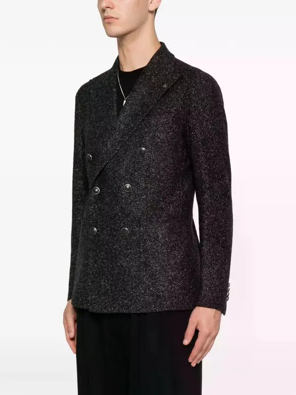 Tagliatore Double-breasted Bouclé Jacket