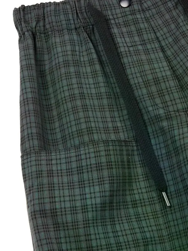 STUDIO TOMBOY Check-pattern Cargo Pants