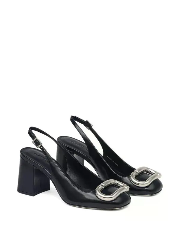 Marc Jacobs Pop J Slingback Pumps - Black
