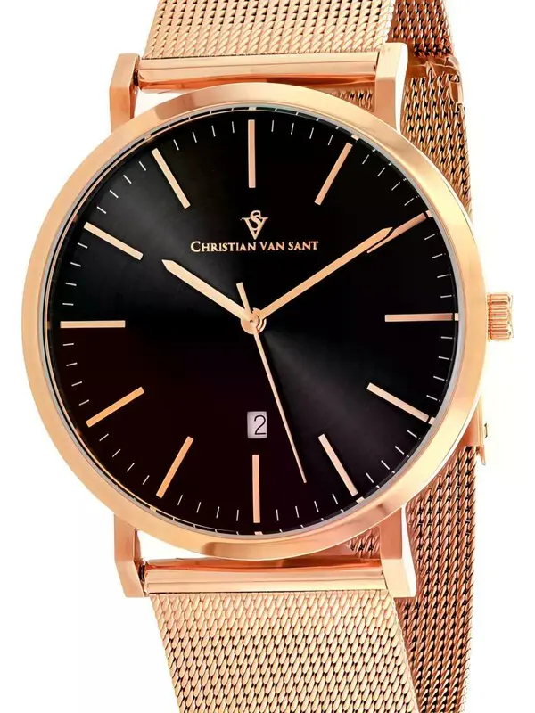 CHRISTIAN VAN SANT Mesh-strap 41mm Watch - Black