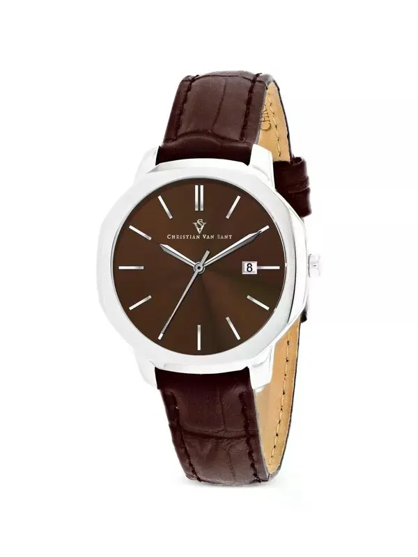 CHRISTIAN VAN SANT Octave Slim 37mm Watch - Brown