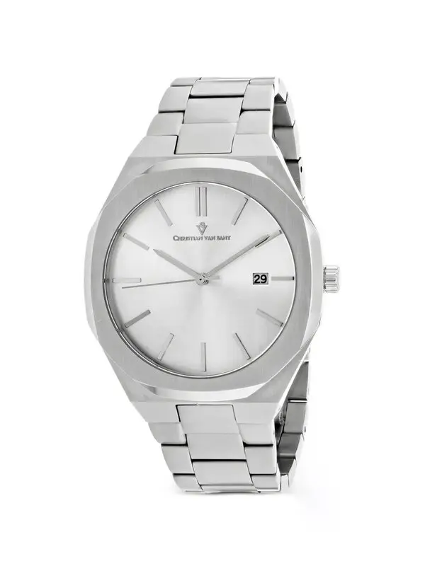 CHRISTIAN VAN SANT Octavius Slim 42mm Watch - Silver