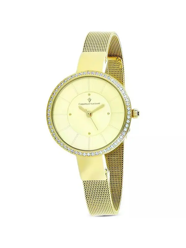 CHRISTIAN VAN SANT Reign 32mm Watch With Crystal-embellished Bezel - Cv0224