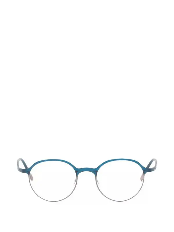 SILHOUETTE Round-frame Glasses - Blue