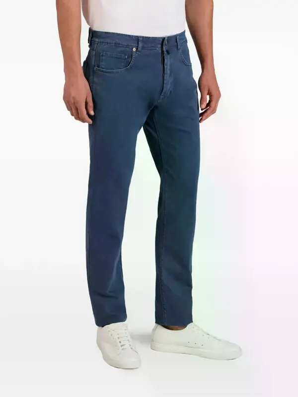 Incotex Dark Five-pocket Slim Fit Trousers