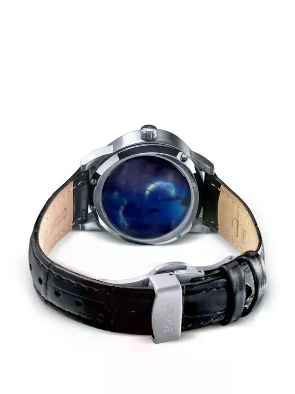 ÉGARD Automatic Stainless Steel Watch With Leather Strap