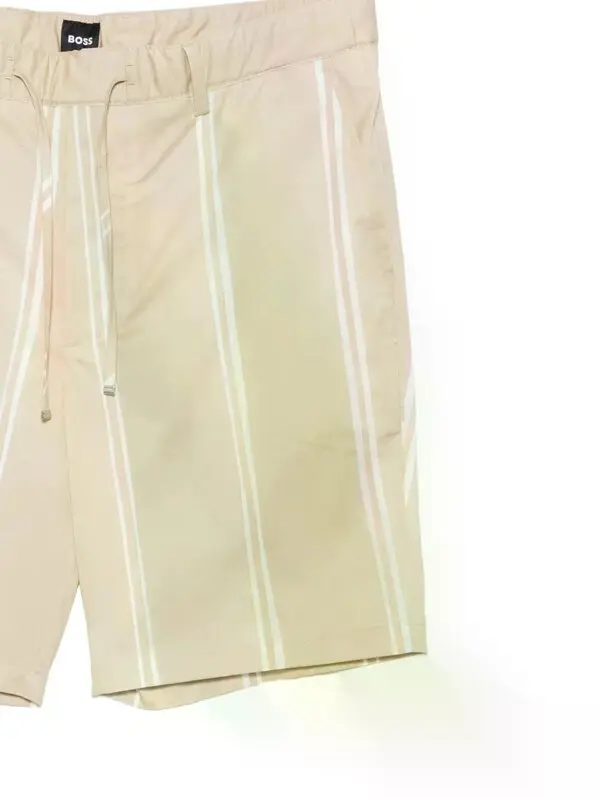 BOSS Kane Vertical Stripe Drawstring Shorts
