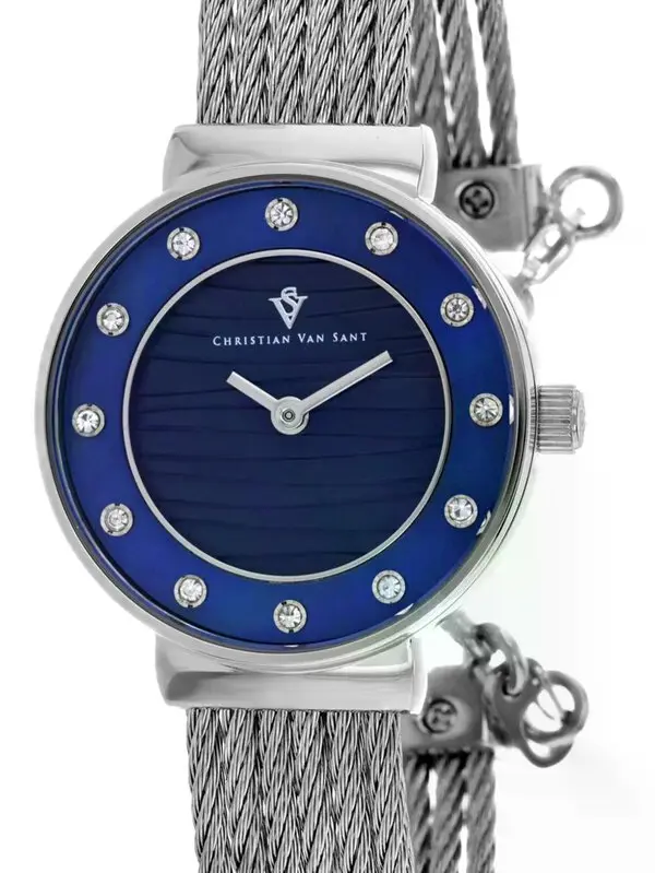 CHRISTIAN VAN SANT Cable Link Watch - Blue