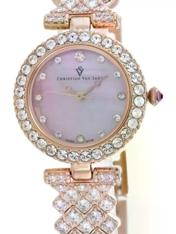 CHRISTIAN VAN SANT Romana 25mm Watch With Crystal Embellishments