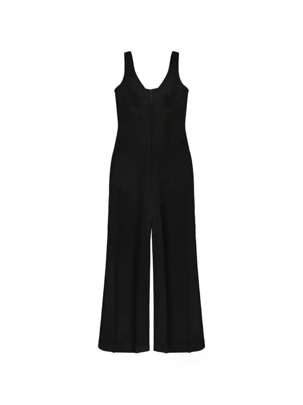 ELLERY Wide-leg Sleeveless Jumpsuit - Black