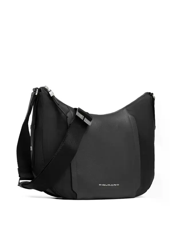 PIQUADRO Leather-trim Shoulder Bag