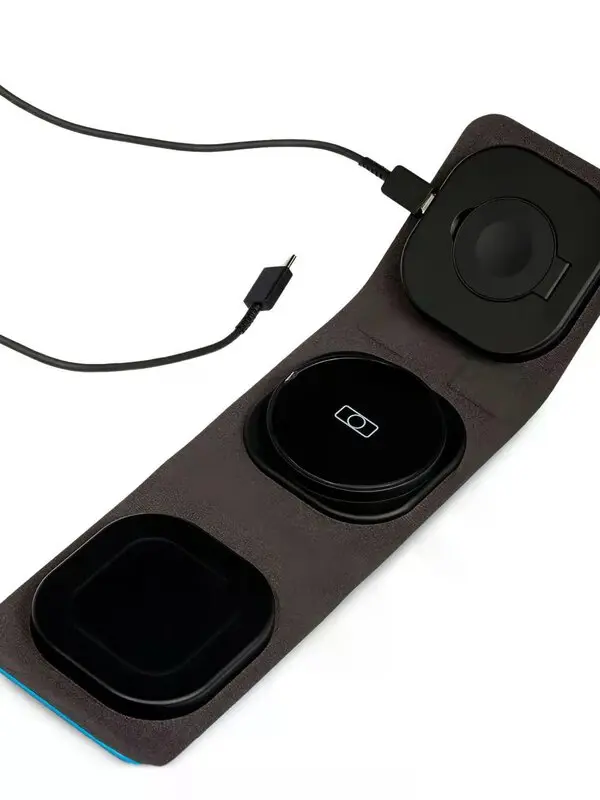 PIQUADRO Folding Leather Wireless Charging Base