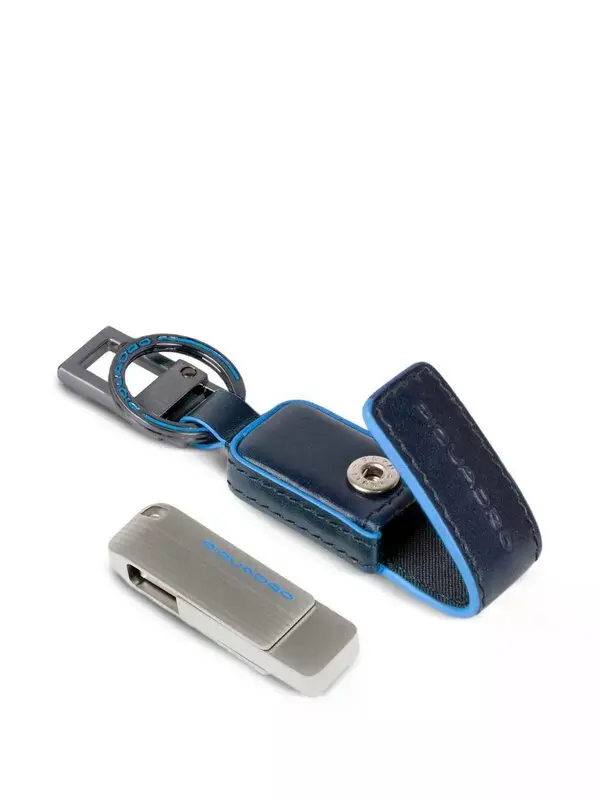 PIQUADRO 256gb Usb Flash Drive Keychain - Blue