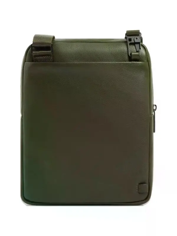 PIQUADRO Small Leather Cross Body Bag - Green