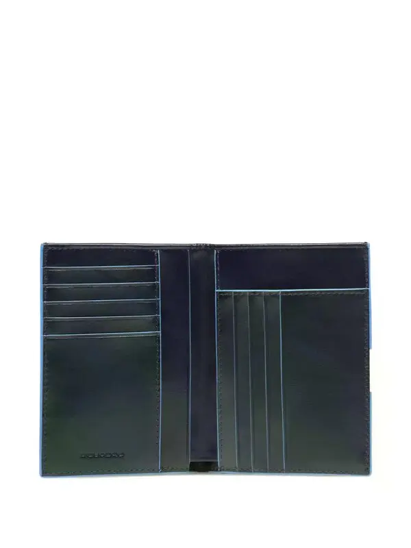 PIQUADRO Vertical Leather Wallet
