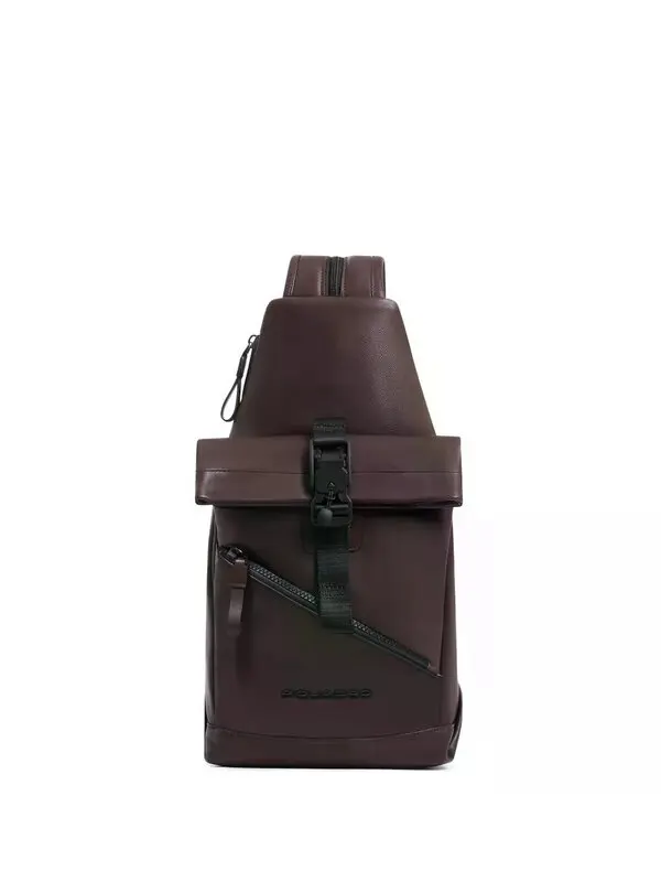 PIQUADRO Convertible Backpack Sling Bag - Brown