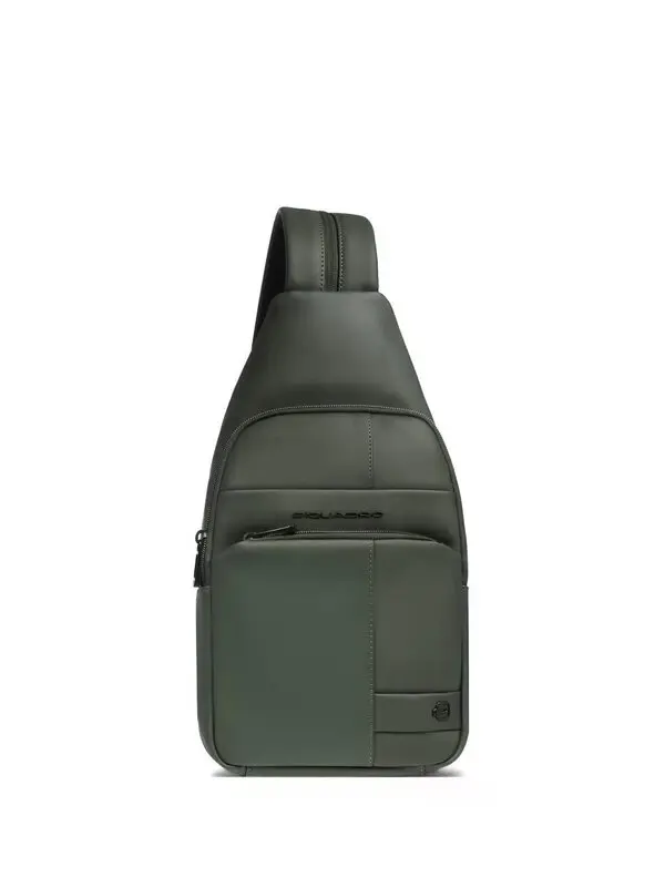 PIQUADRO Adjustable Shoulder Strap Messenger Bag - Green