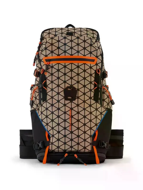 PIQUADRO Hexagon Print Backpack