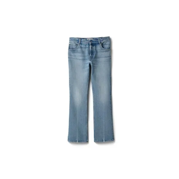 Miu Miu Five-pocket Washed Denim Jeans - Sapphire Blue