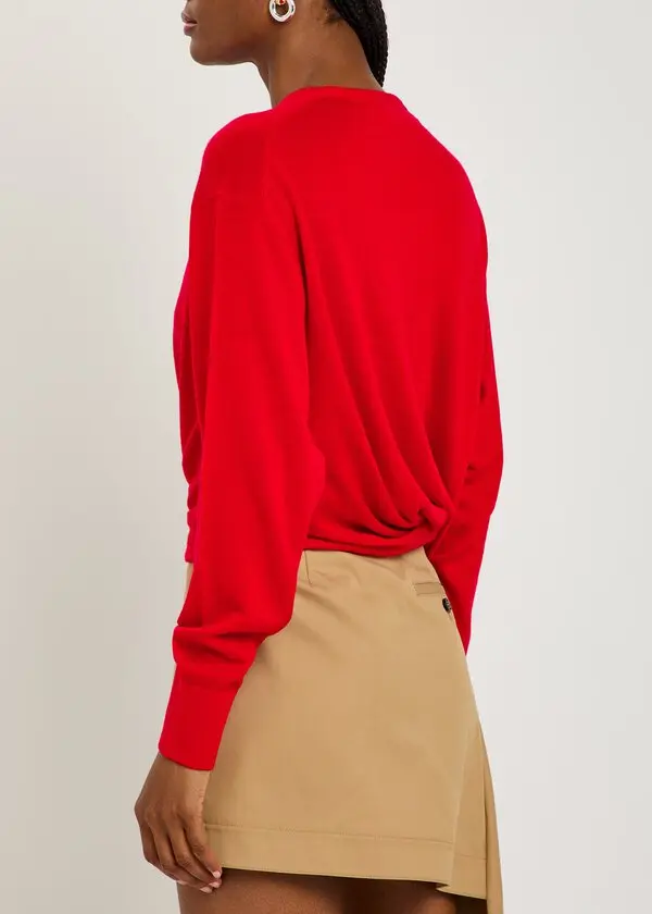 Loewe Draped Wool-blend Jumper