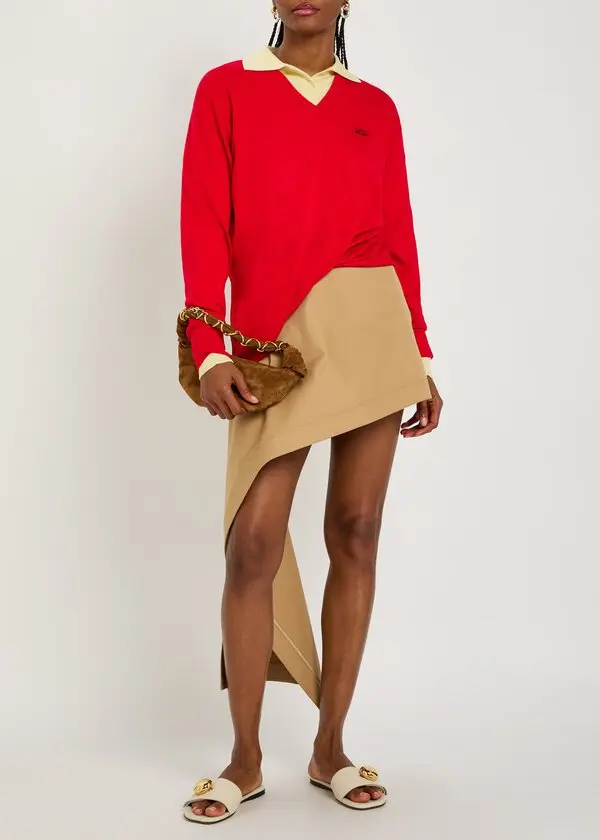 Loewe Draped Wool-blend Jumper