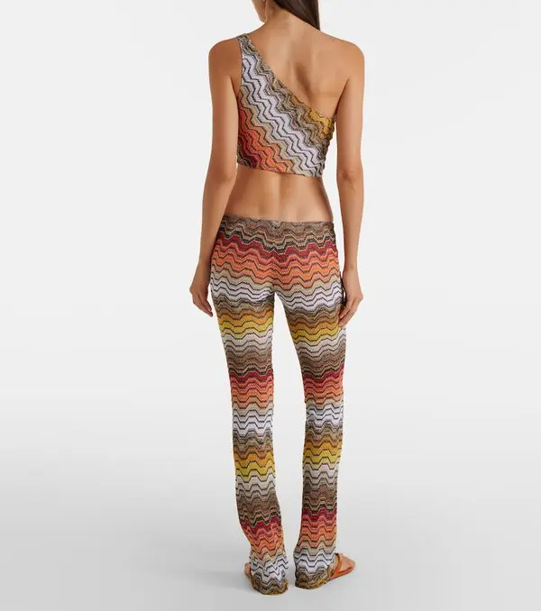 Missoni Wave Lame Slim Pants - Multicoloured