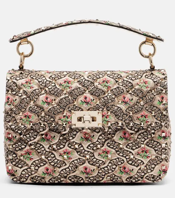 Valentino Garavani Rockstud Spike Medium Top-handle Bag - Multicoloured