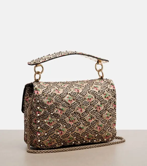 Valentino Garavani Rockstud Spike Medium Top-handle Bag