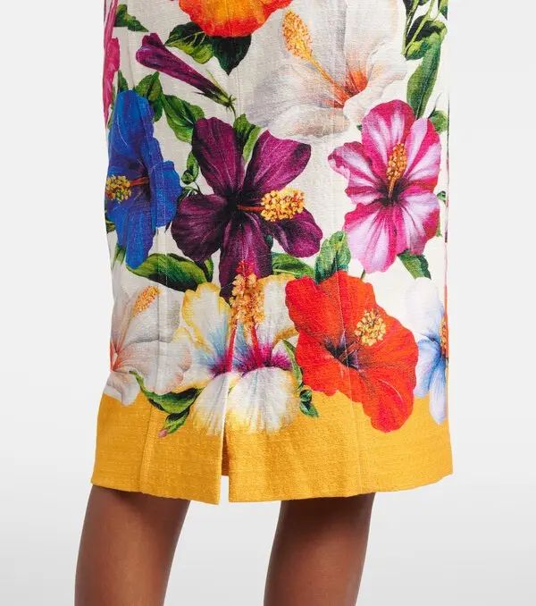Dolce & Gabbana Floral Bustier Dress