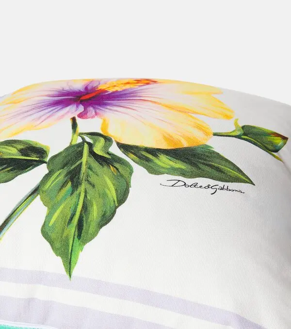 Dolce & Gabbana Floral Silk Twill Cushion