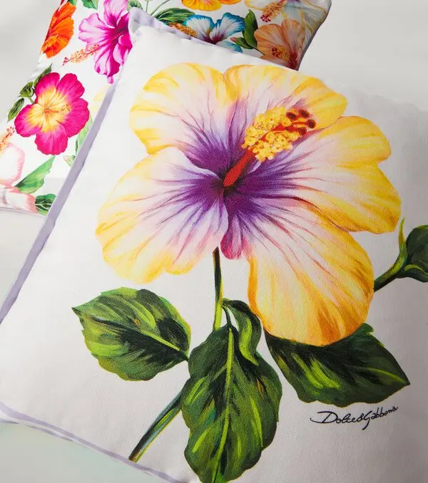 Dolce & Gabbana Floral Silk Twill Cushion