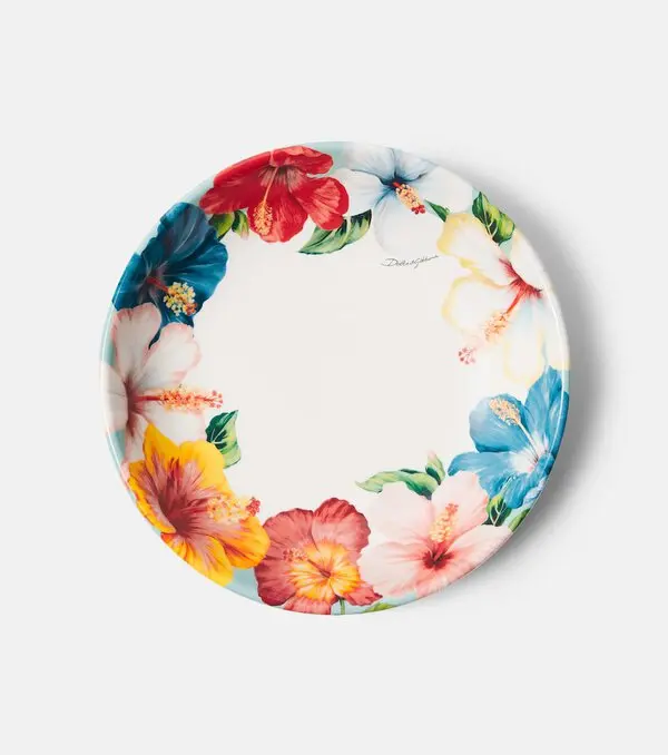 Dolce & Gabbana Ceramic Soup Plate - Multicoloured