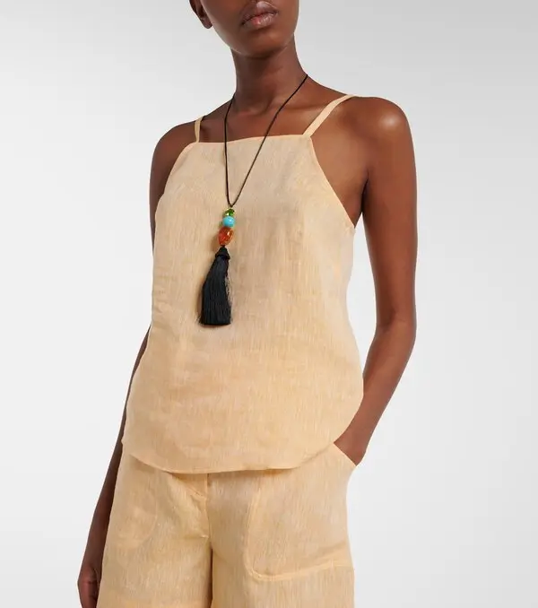 ERES Gentille Linen Top - Yellow