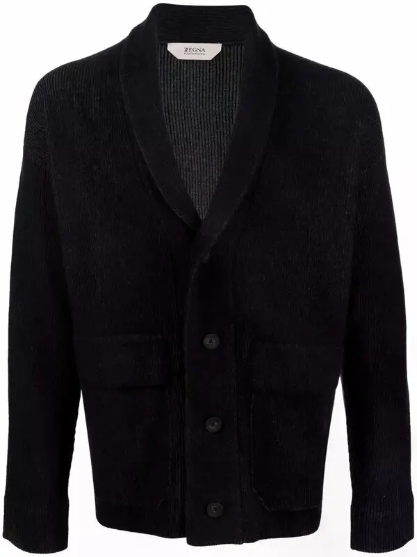 Zegna Ribbed-knit Cardigan