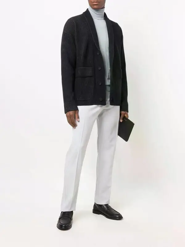 Zegna Ribbed-knit Cardigan