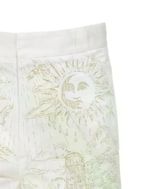 Givenchy Embroidered Cotton Shorts