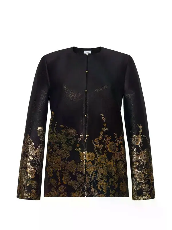 Adam Lippes Floral Jacquard Jacket