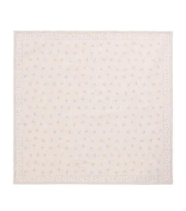 Eleventy Wool-cotton Pocket Square - Beige