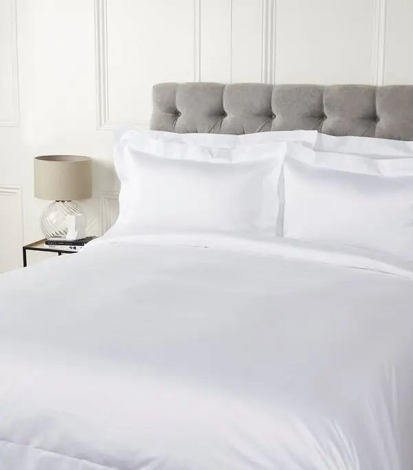 CELSO DE LEMOS Bourdon King Duvet Cover - White