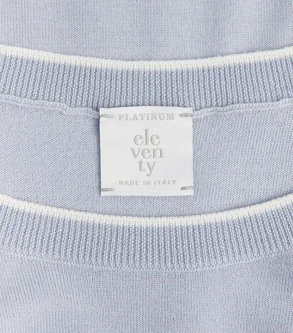 Eleventy Wool Crew Neck Sweater