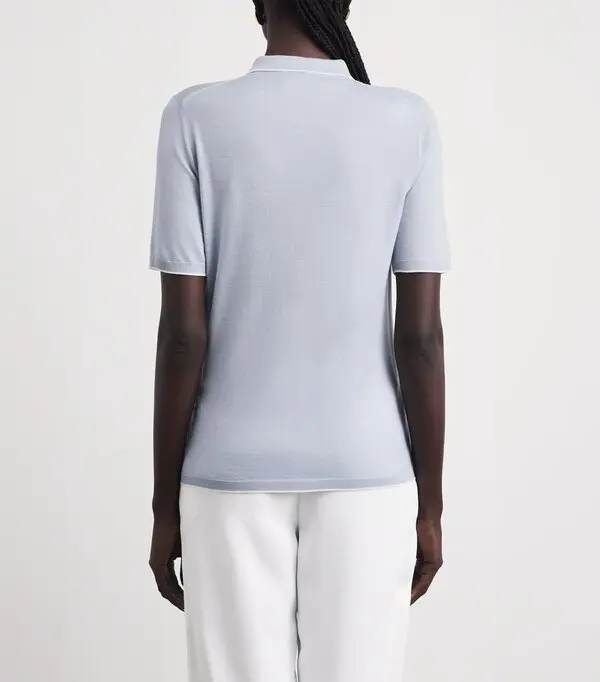 Eleventy Fine Wool Polo Sweater