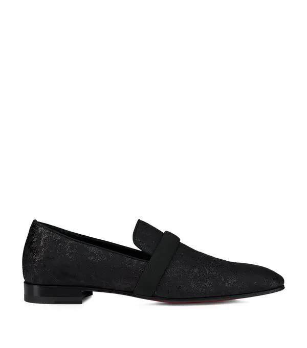 CHRISTIAN LOUBOUTIN Dandydeco Jacquard Loafers - Black