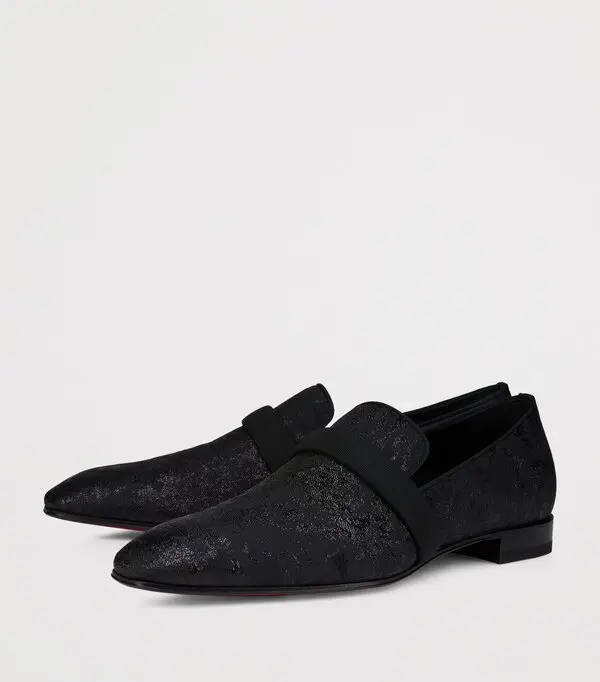 CHRISTIAN LOUBOUTIN Dandydeco Jacquard Loafers