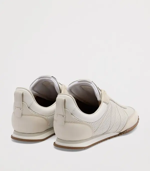 Dunhill The Dunhillian Leather Runner Sneakers - White