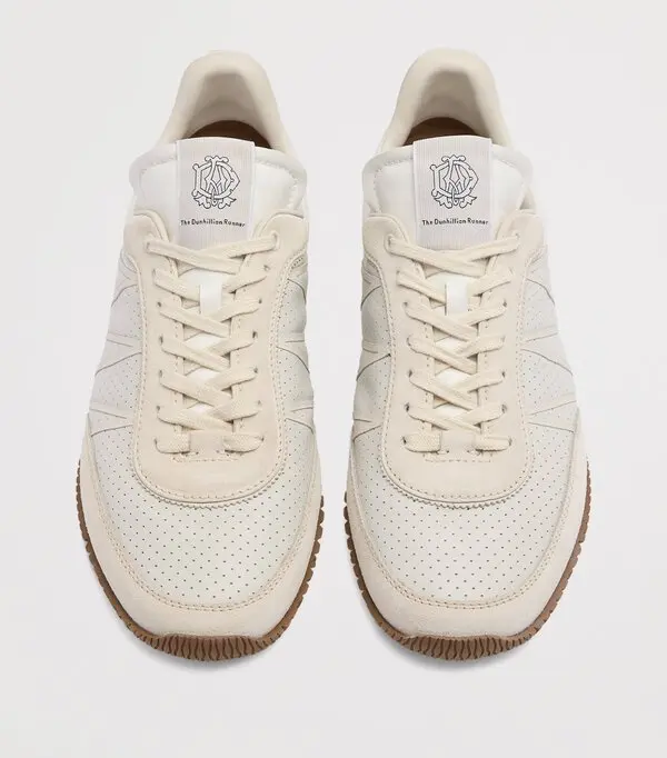 Dunhill The Dunhillian Leather Runner Sneakers - White