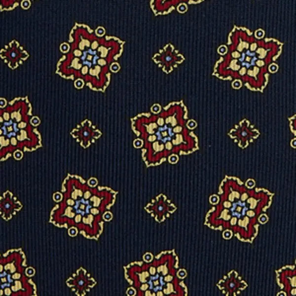 Dunhill Mulberry Silk Printed Neck Tie - Red