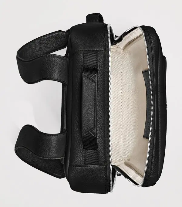 Montblanc Leather Companion Backpack - Black