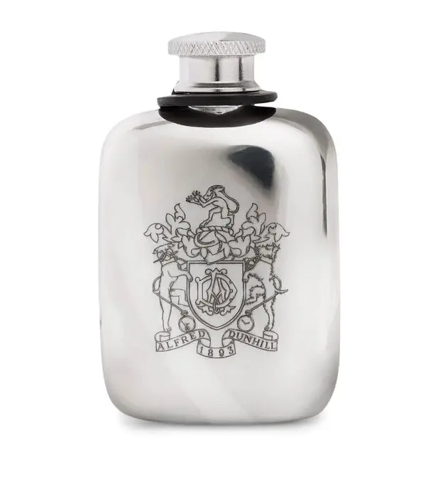 Dunhill Mini Armorial Flask - Brown