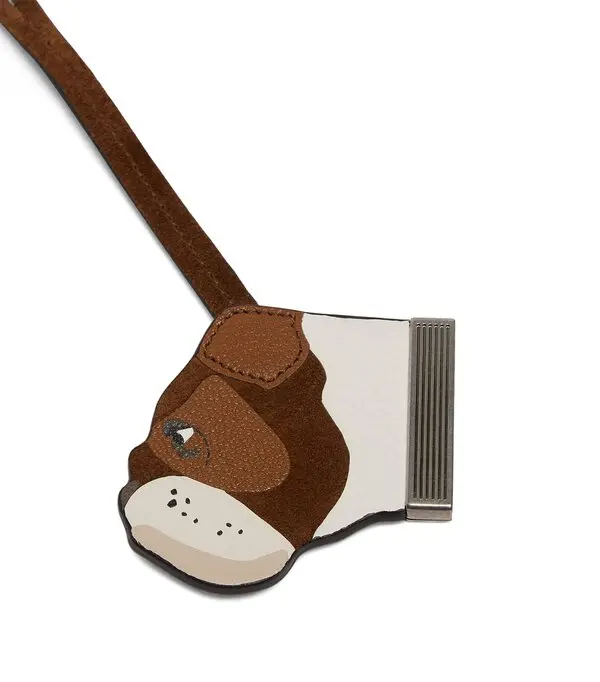 Dunhill Leather Dog Charm