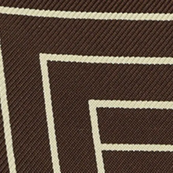 Dunhill Mulberry Silk Stripe Pocket Square - Brown